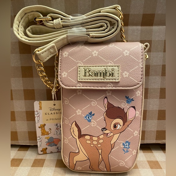 Disney | Bags | Bambi Crossbody Bag Cell Phone Holder Primark New ...